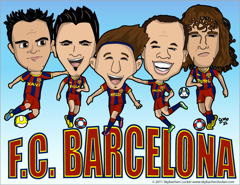 Soccer Cartoons and Charicatures - Skybacher's Locker